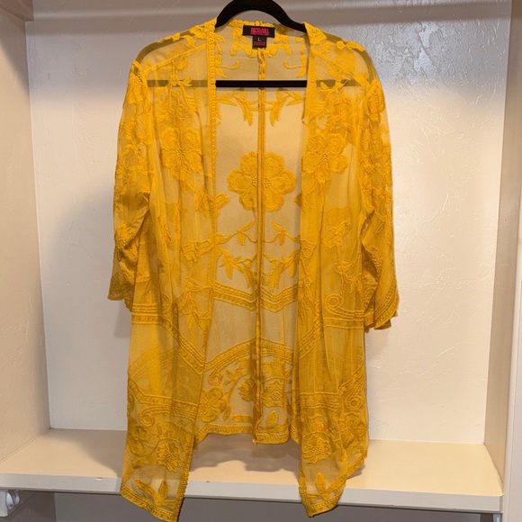 Rock & Roll Cowgirl | Tops | Rock Roll Cowgirl Yellow Embroidered ...